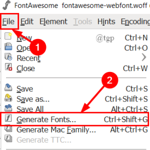 Converting WOFF to TTF/OTF Format