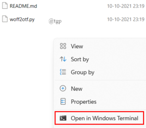 Converting WOFF to TTF/OTF Format
