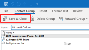 How to create a Distribution List (Contact Group) in Microsoft Outlook