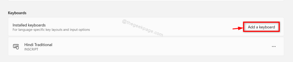 How to Add / Remove / change Keyboard Layout in Windows 11