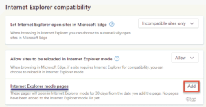 How to enable Internet Explorer in Windows 11