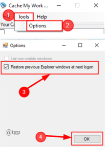 How to Save and Restore your Windows Session