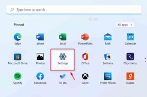 How to Open Settings in Windows 11 Computer