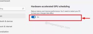 How to Enable or Disable Hardware Accelerated GPU Scheduling in Windows 11