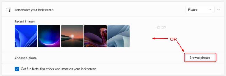 How to Set Lock Screen Background in Windows 11