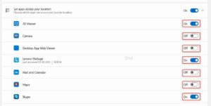 How to Configure Location Settings in Windows 11