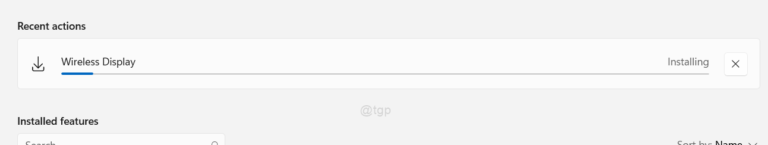 How to Install Wireless Display Feature in Windows 11