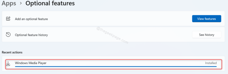 [Fix:] Windows Media Player is missing on Windows 11