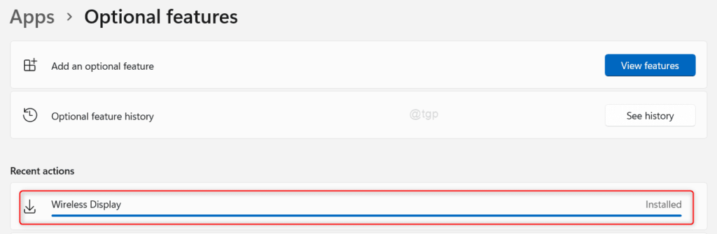 How to Install Wireless Display Feature in Windows 11