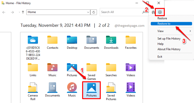 How to Enable or Disable File History in Windows 11