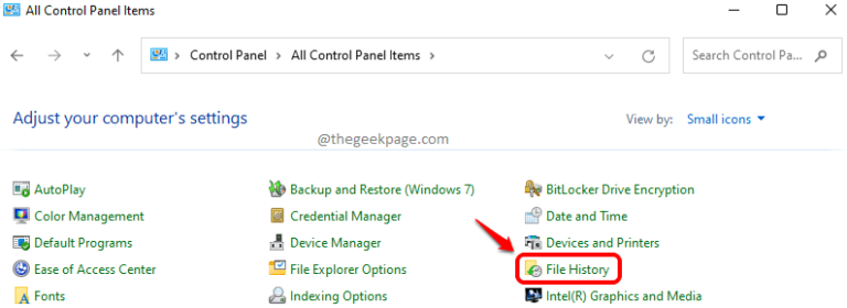 How to Enable or Disable File History in Windows 11