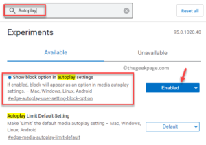 How to Disable Auto Play Video Feature in Microsoft Edge