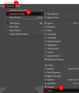How to Download and Install Fonts in GIMP