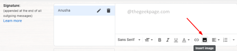 How to fix Gmail Signature Image is not Showing issue