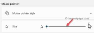 How to Change Mouse Pointer color , Size and Style on Windows 11