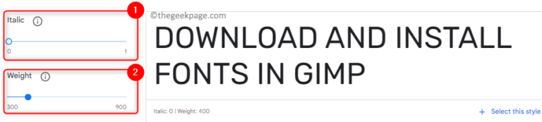 How to Download and Install Fonts in GIMP