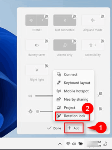 How to Turn On or Off Automatic Screen Rotation in Windows 11