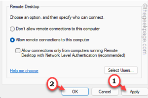 Fix Remote Desktop Error Code 0x204 on Windows 11 / 10