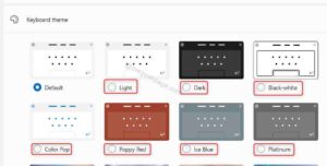 How to Change Virtual Keyboard Theme on your Windows 11 PC