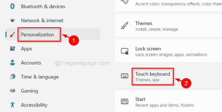How to Change Touch Keyboard Size in Windows 11 / 10
