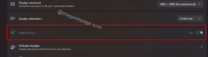 How to Turn On or Off Automatic Screen Rotation in Windows 11