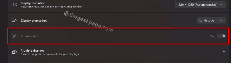 How to Turn On or Off Automatic Screen Rotation in Windows 11