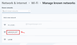 Disable Connecting to a particular Wi-Fi Network Automatically in Windows 11