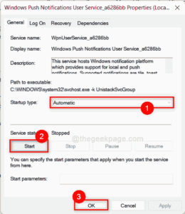 Fix: Windows Push Notifications User Service has stopped working problem