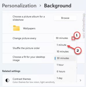 How to shuffle Windows 11 Background wallpaper every few minutes