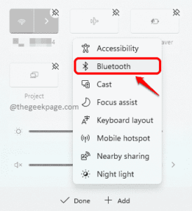 Fix: Bluetooth Icon Missing on Quick Settings Panel in Windows 11