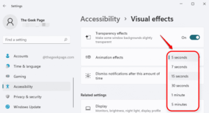 How to Increase or Decrease Display Duration of Notifications in Windows 11