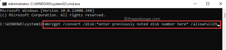 How to Convert MBR to GPT Disk on Windows 11 / 10