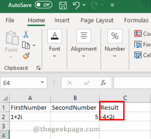 How to use IMSUB function in Microsoft Excel