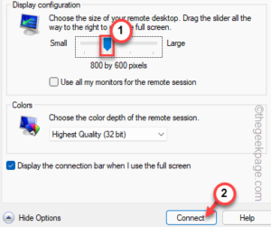 Fix - Black Screen while using Remote Desktop Connection in Windows 11