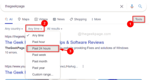 How to Show Google Search Results by Date : 3 ways