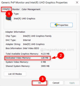 How to Know Video RAM Capacity on your Windows 11 PC