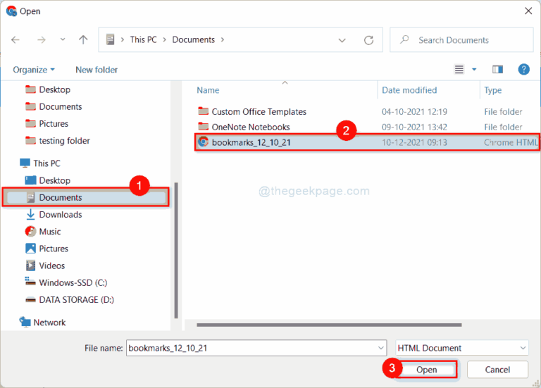 How to Export and Import Google Chrome Bookmarks in Windows 11