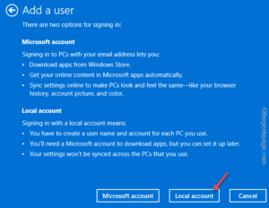 Fix: Unable to add new User account in Windows 11 / 10