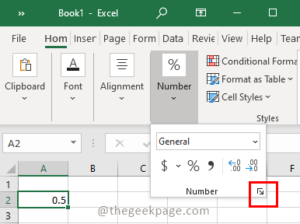 How to Display Numbers as Fractions in Excel