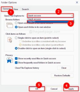 How to Enable or Disable Quick Access Feature in Windows 11