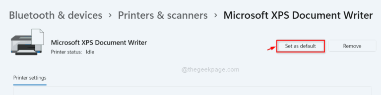 How To Change The Default Printer In Windows 11