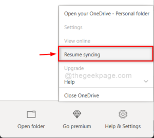 How to Pause and Resume Syncing in OneDrive app in Windows 11