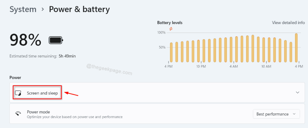 How to change Screen Turn-Off Timeout time in Windows 11
