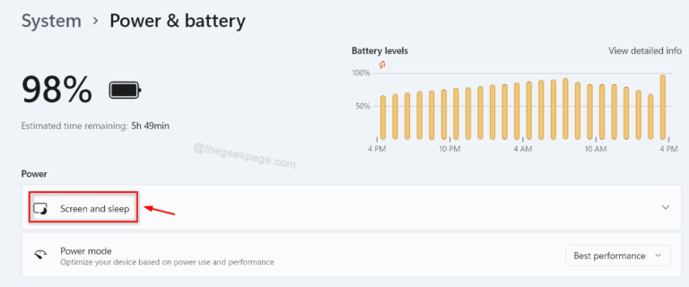 How to change Screen Turn-Off Timeout time in Windows 11