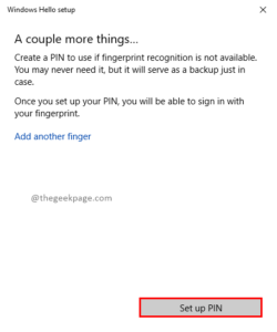 How to set up Windows Hello feature in Windows 11 for the first time