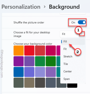 How to shuffle Windows 11 Background wallpaper every few minutes