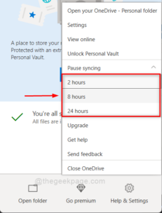 How to Pause and Resume Syncing in OneDrive app in Windows 11