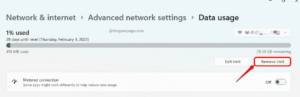 How to Track and Configure Internet Data Usage in Windows 11