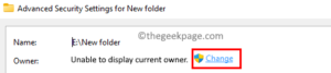How to Fix 'Unable to Display Current Owner' Error in Windows 11 / 10