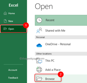 Fix : Excel Cannot Complete This Task With Available Resources Error in MS Excel on Windows 11 / 10